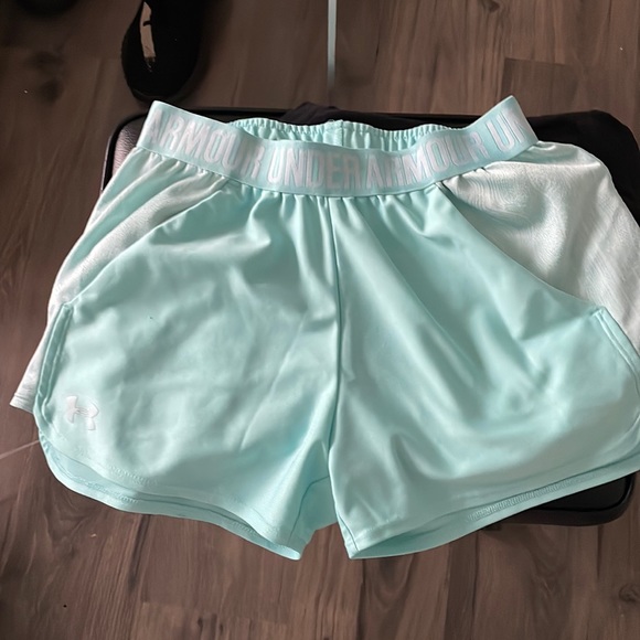 Under Armour | Shorts | Light Blue Under Armor Running Shorts | Poshmark